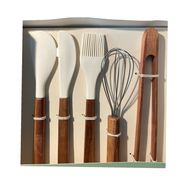 Figmint | Kitchen | Figment Acacia Wood Cooking Utensil Mini Tools Set ...